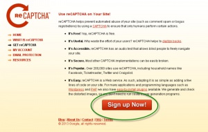 Joomla2.5 使用圖形驗證 reCAPTCHA 模組